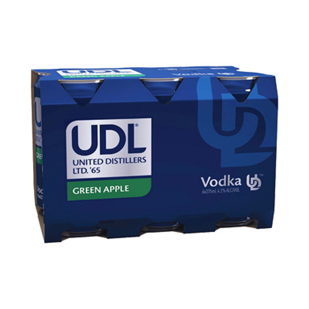 UDL Vodka & Green Apple 4% Can 375mL | Thirsty Camel