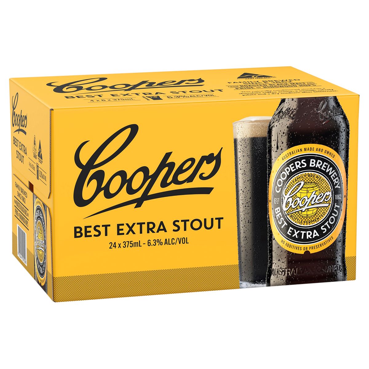Coopers Best Extra Stout Bottle 375mL | Thirsty Camel