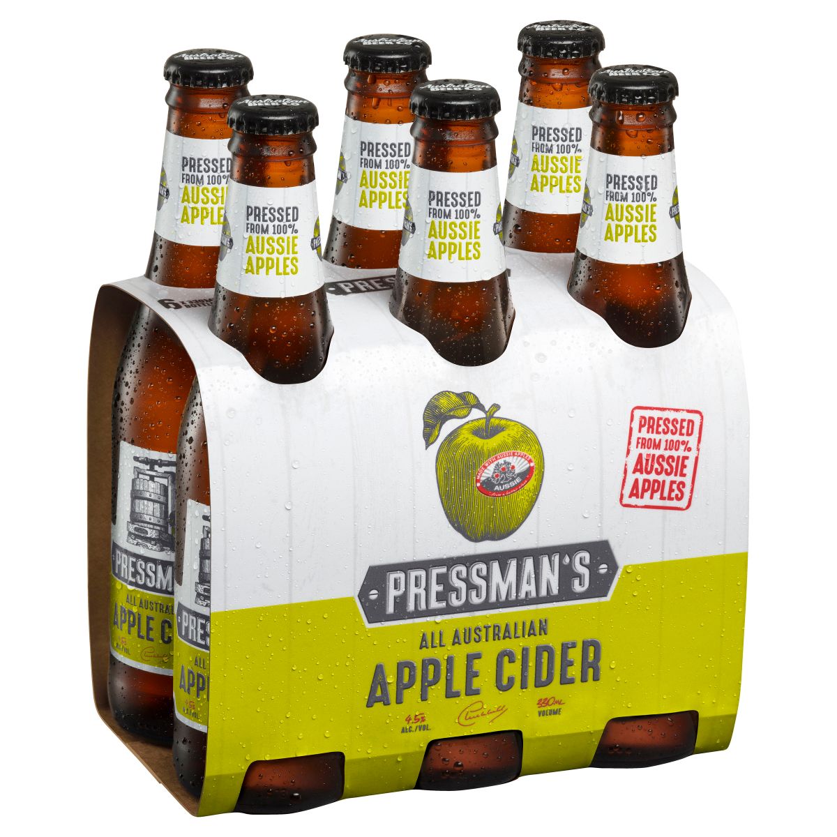 Pressman's Original Apple Cider Bottle 330mL | Thirsty Camel