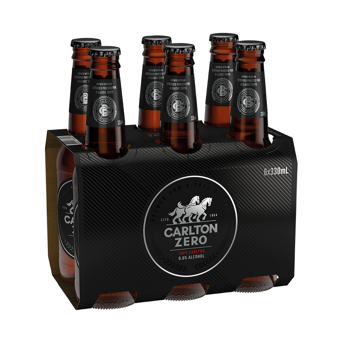 Carlton Zero Bottle 330mL | Thirsty Camel