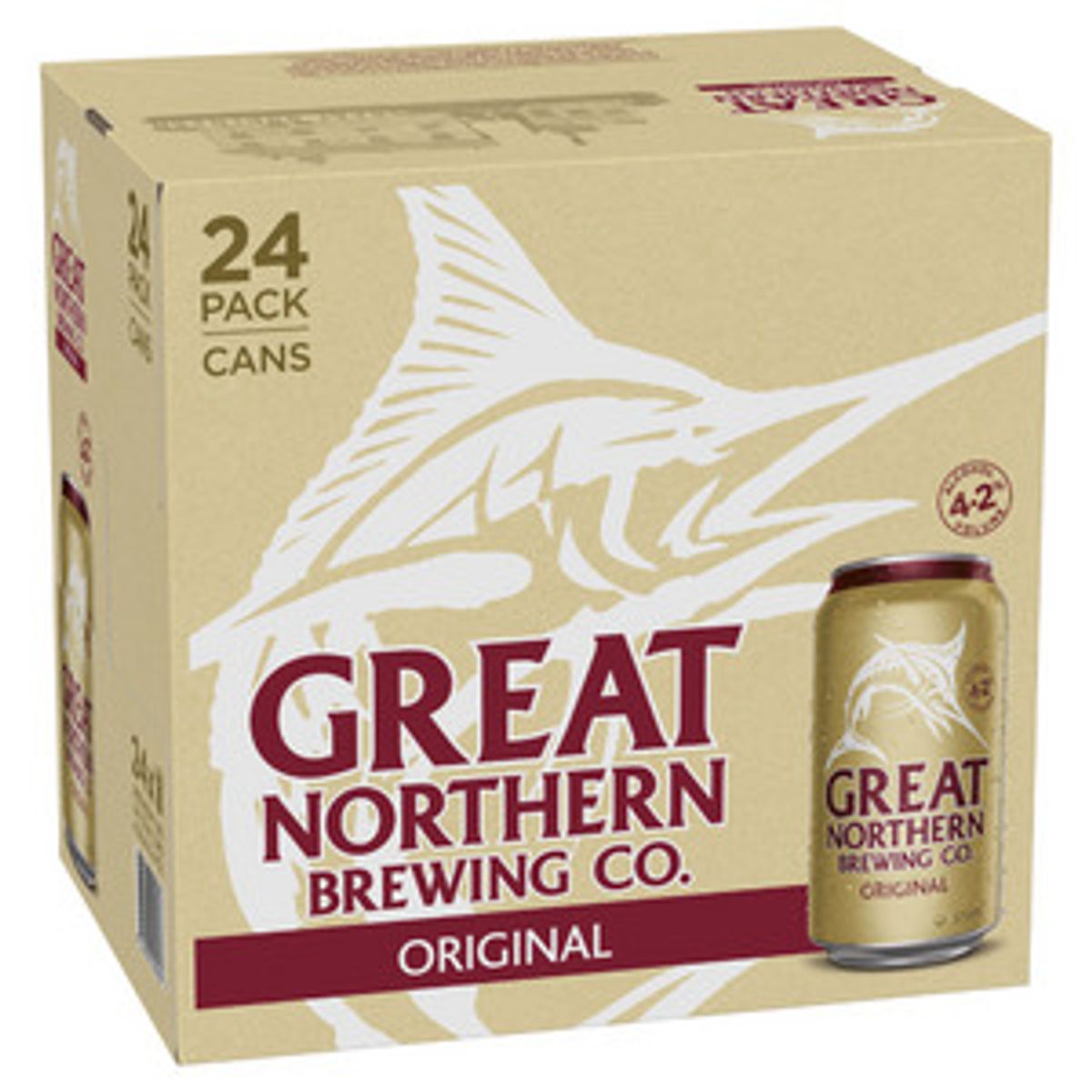 Great Northern Brewing Co Original 4.2% Can 375mL | Thirsty Camel