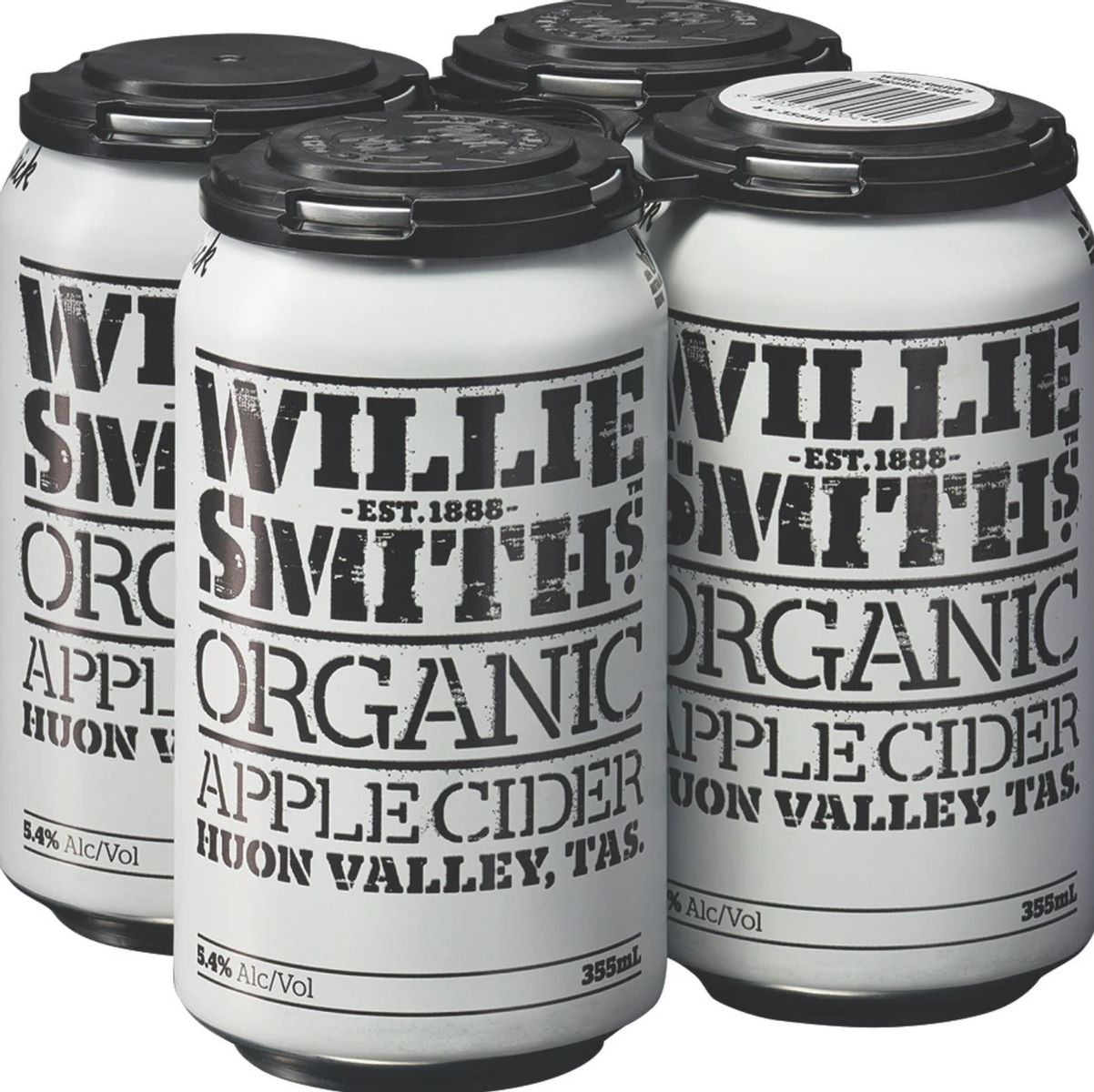 Willie Smith Organic Apple Cider Can 355mL | Thirsty Camel