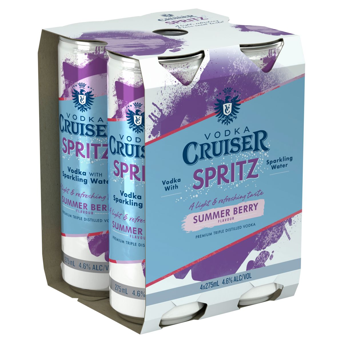 Vodka Cruiser Spritz Summer Berry Can 275ml | Thirsty Camel