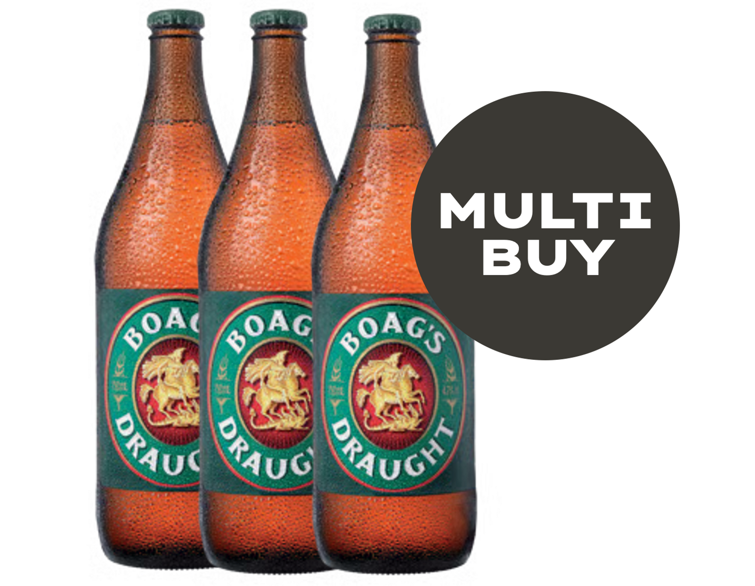 Boags Draught Bottle 750ml | Thirsty Camel