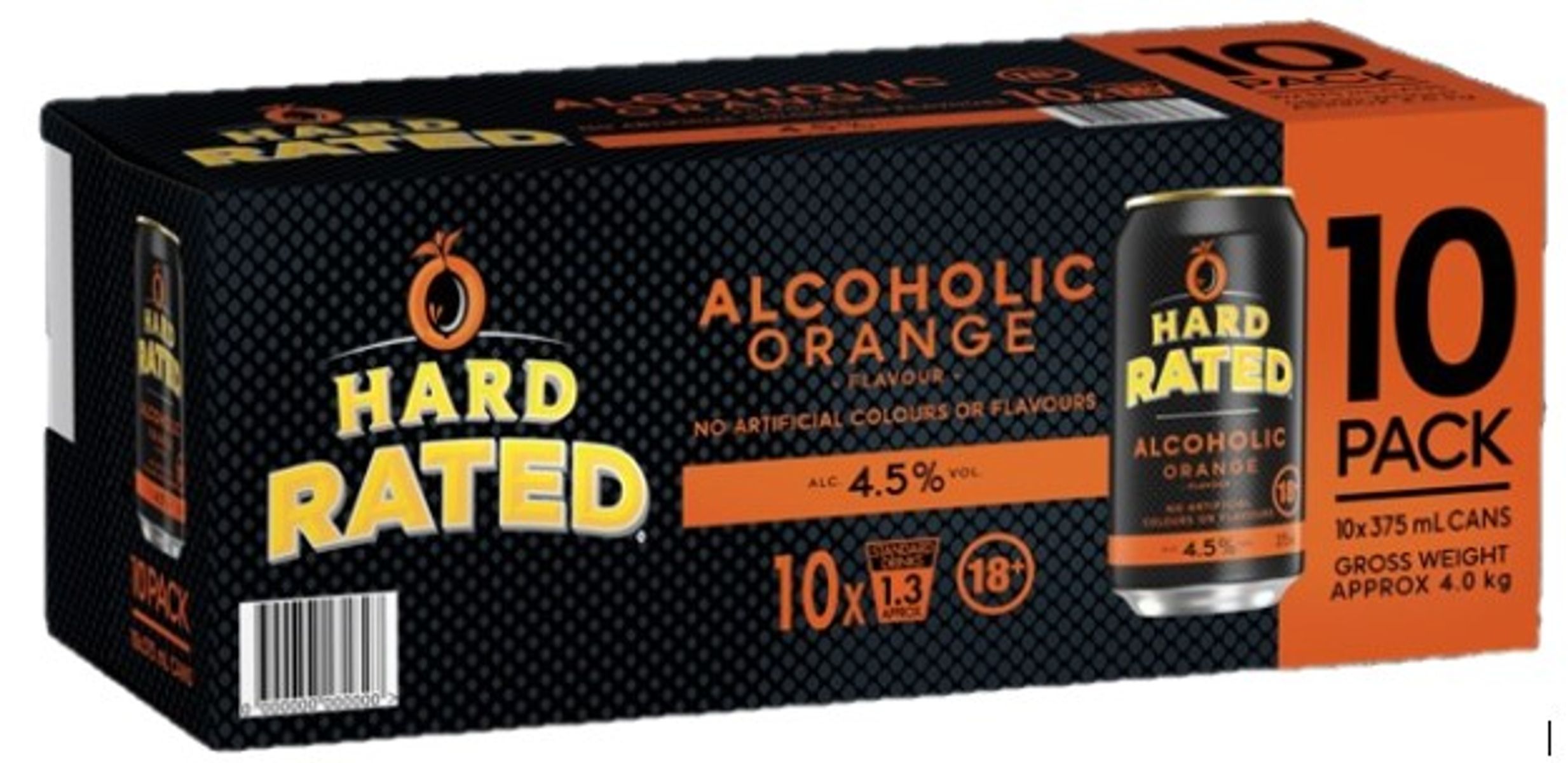 Hard Rated Hard Rated Orange 4.5% 10 Pack | Thirsty Camel